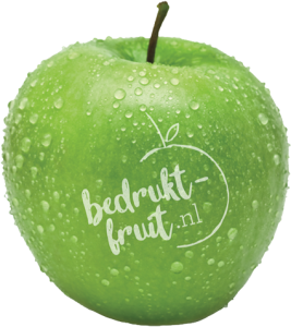 Appel in een doosje - Bedrukt Fruit
